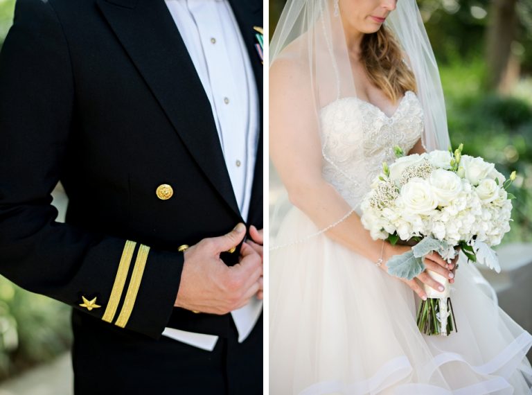 US Navy Dr. Phillips Wedding Downtown Orlando - Kristen Weaver Photography