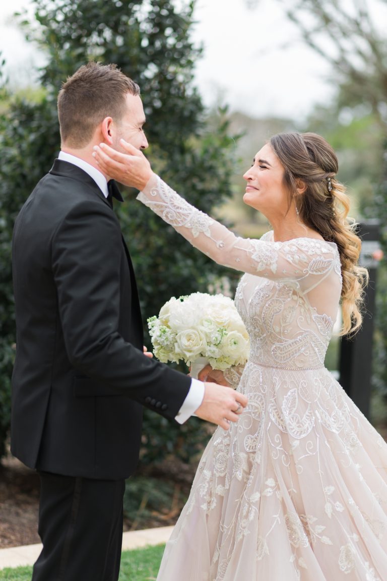 Whimsical Four Seasons Wedding with French Blue Details - Kristen ...