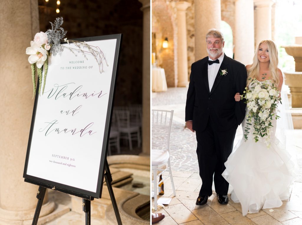 Amanda and Vladimir's Sneak Peek Bella Collina Wedding - Kristen Weaver ...
