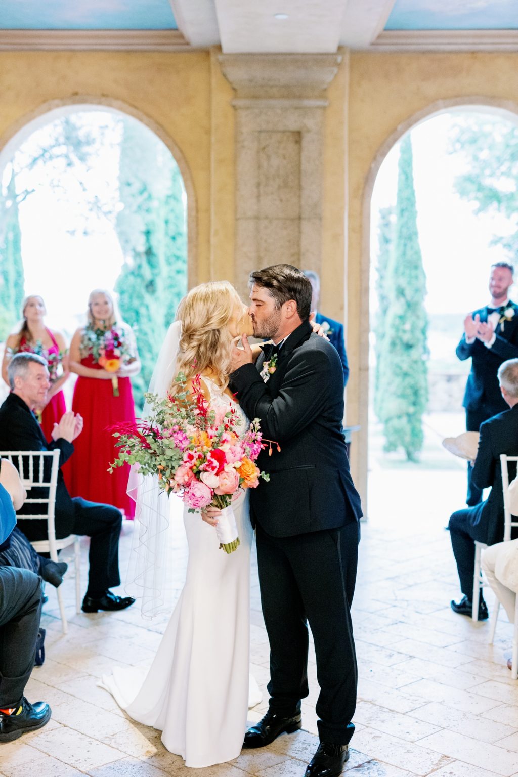 A Tropical Bella Collina Wedding For Brendan & Samantha - Kristen ...