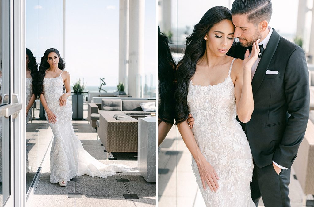 Baby's breath clouds for this stylish Dr Phillips wedding day - Kristen ...
