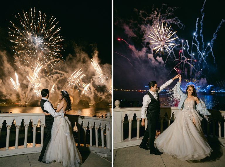 Couple's love shines in Disney Wedding Pavilion ceremony
