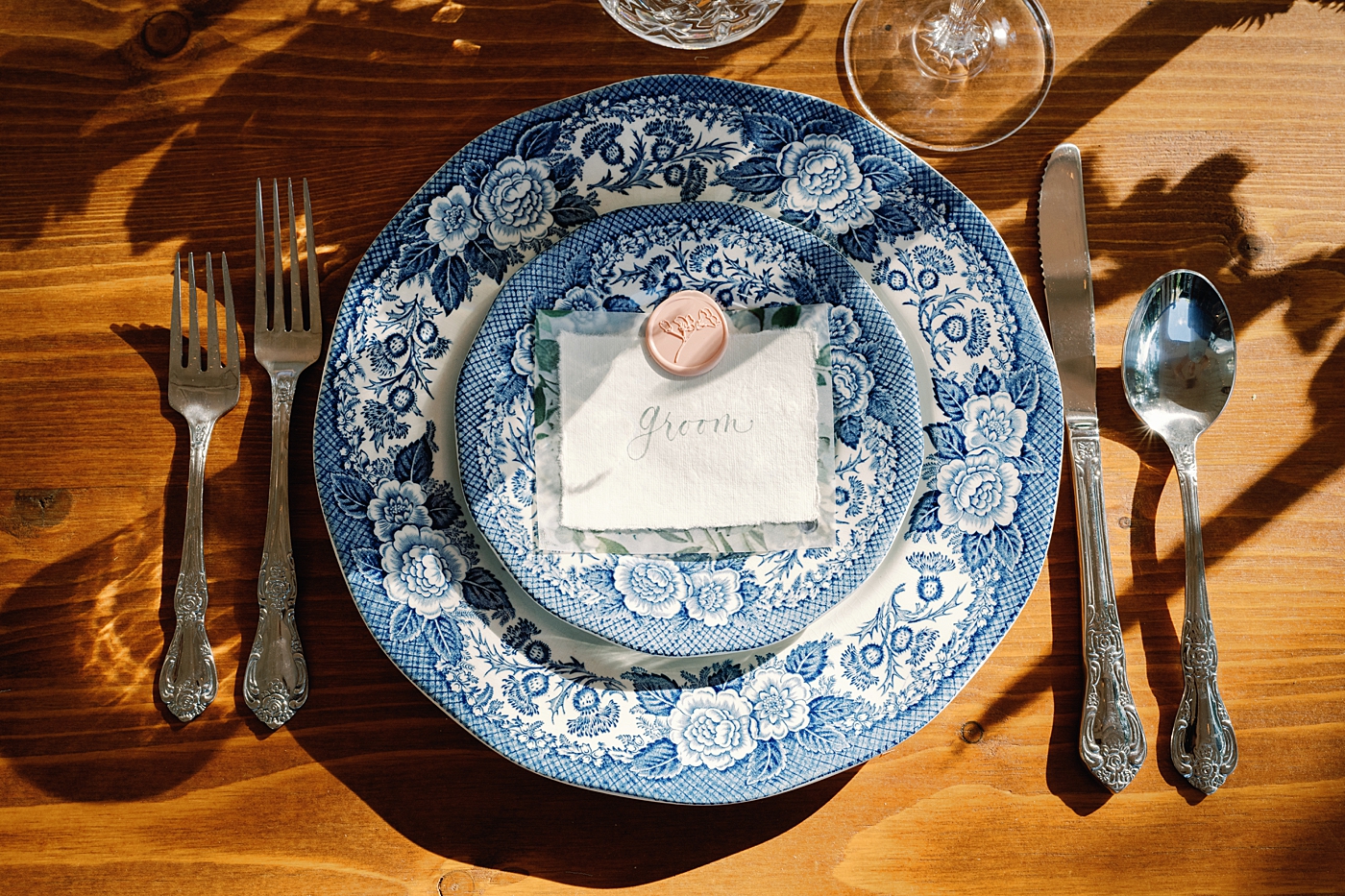 A Vintage Love for Something Blue - Kristen Weaver Photography